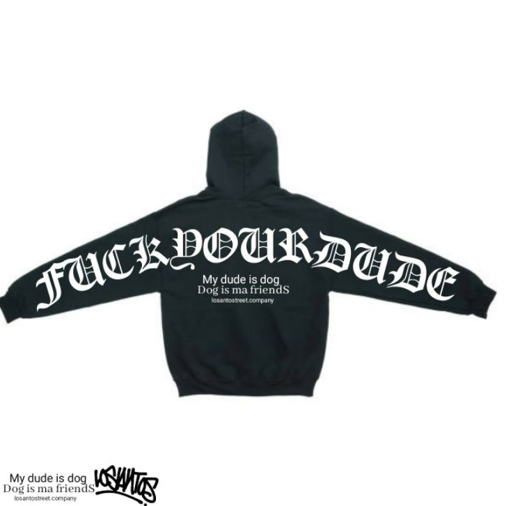 Men's Clothing hoodie losantos My Dude Free Sticker | Shopee Malaysia