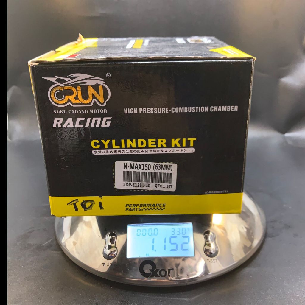 Nmax Motorcycle Piston Block, AEROX-155, LEXI-155 KIT 63MM CRUN Brand ...