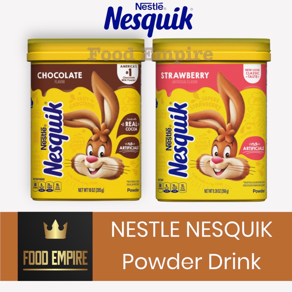 Nestle NESQUIK Chocolate & Strawberry Flavored Drink | Nesquik Powder | Shopee Malaysia
