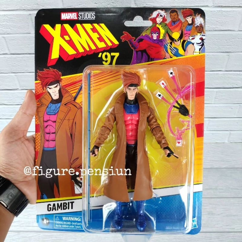 MARVEL LEGENDS VINTAGE X-MEN GAMBIT 97 RETRO HASBRO XMEN ACTION FIGURE ...