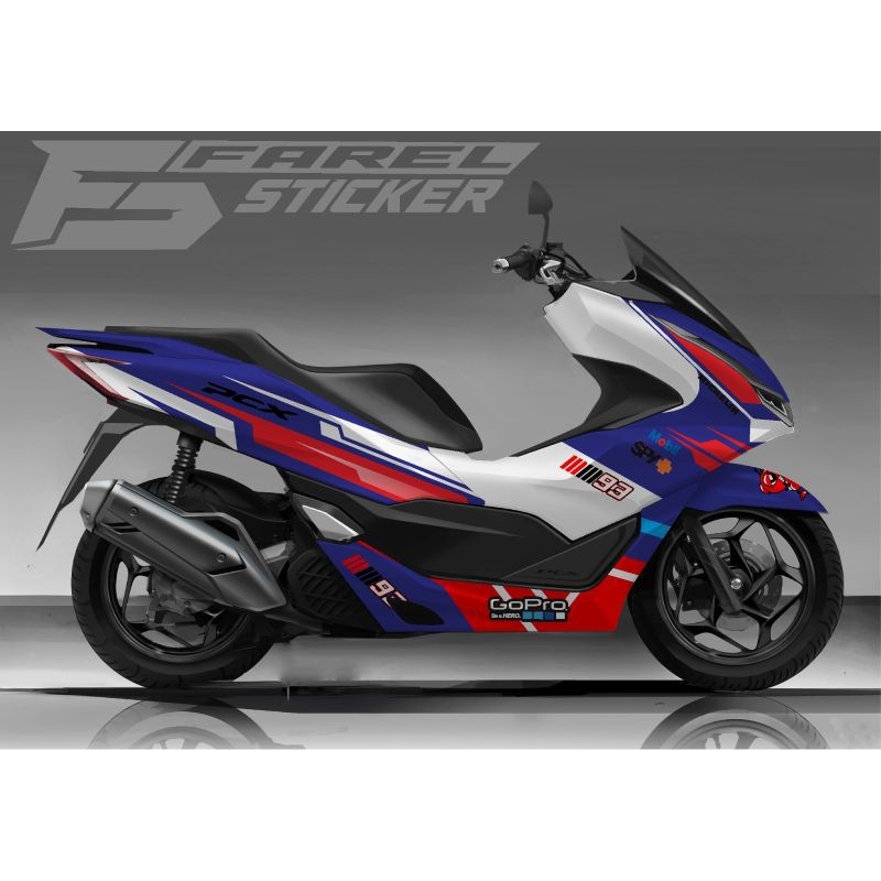 Honda PCX full body decal stickers, variations of Honda PCX 160/150 ...