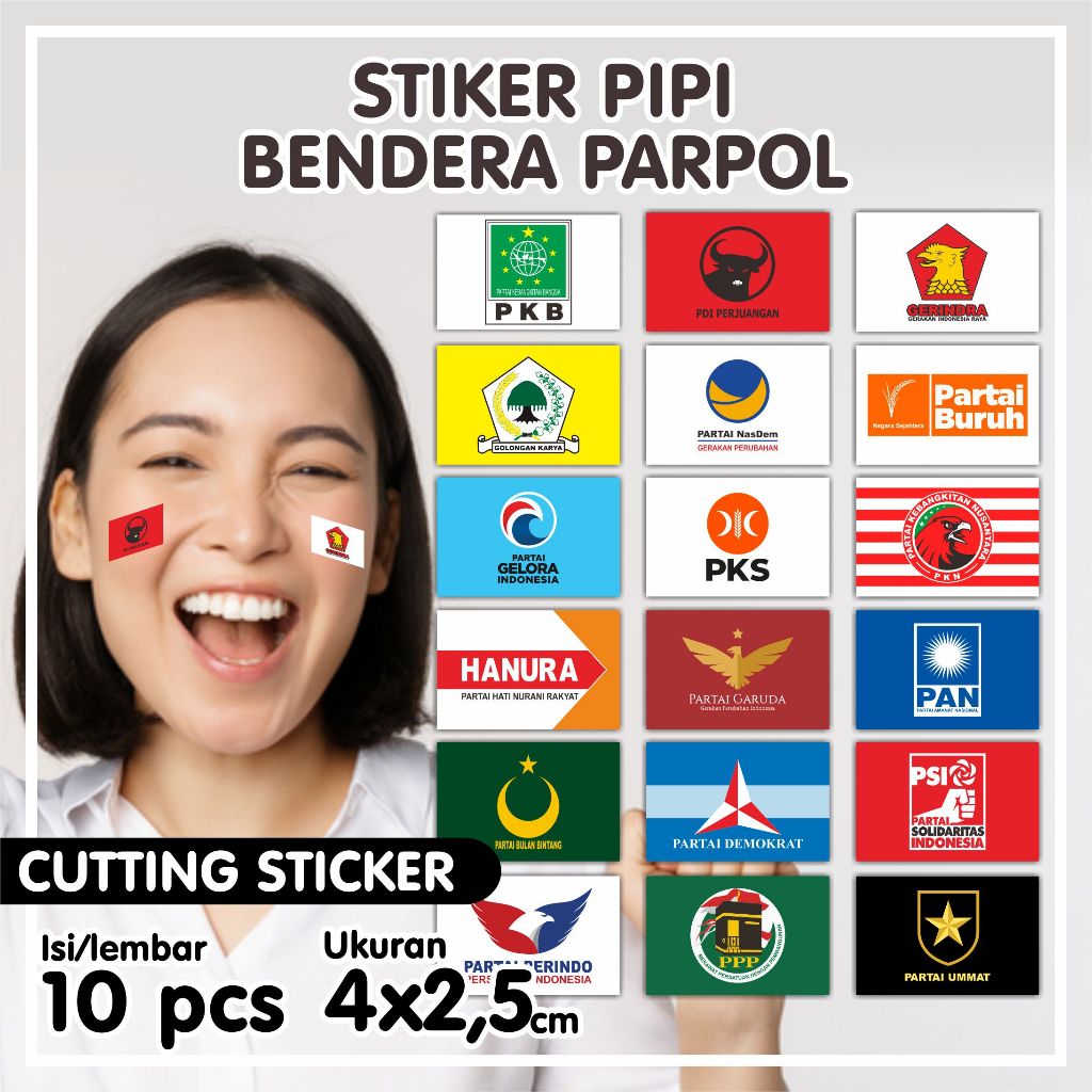 Political Logo Cheek Stickers - Legislative Cheek Stickers - Political ...