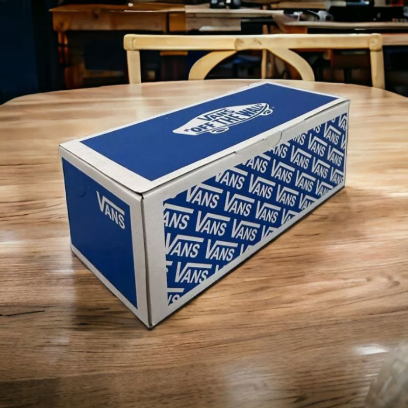 V4ns Blue shoe Box | Shopee Malaysia