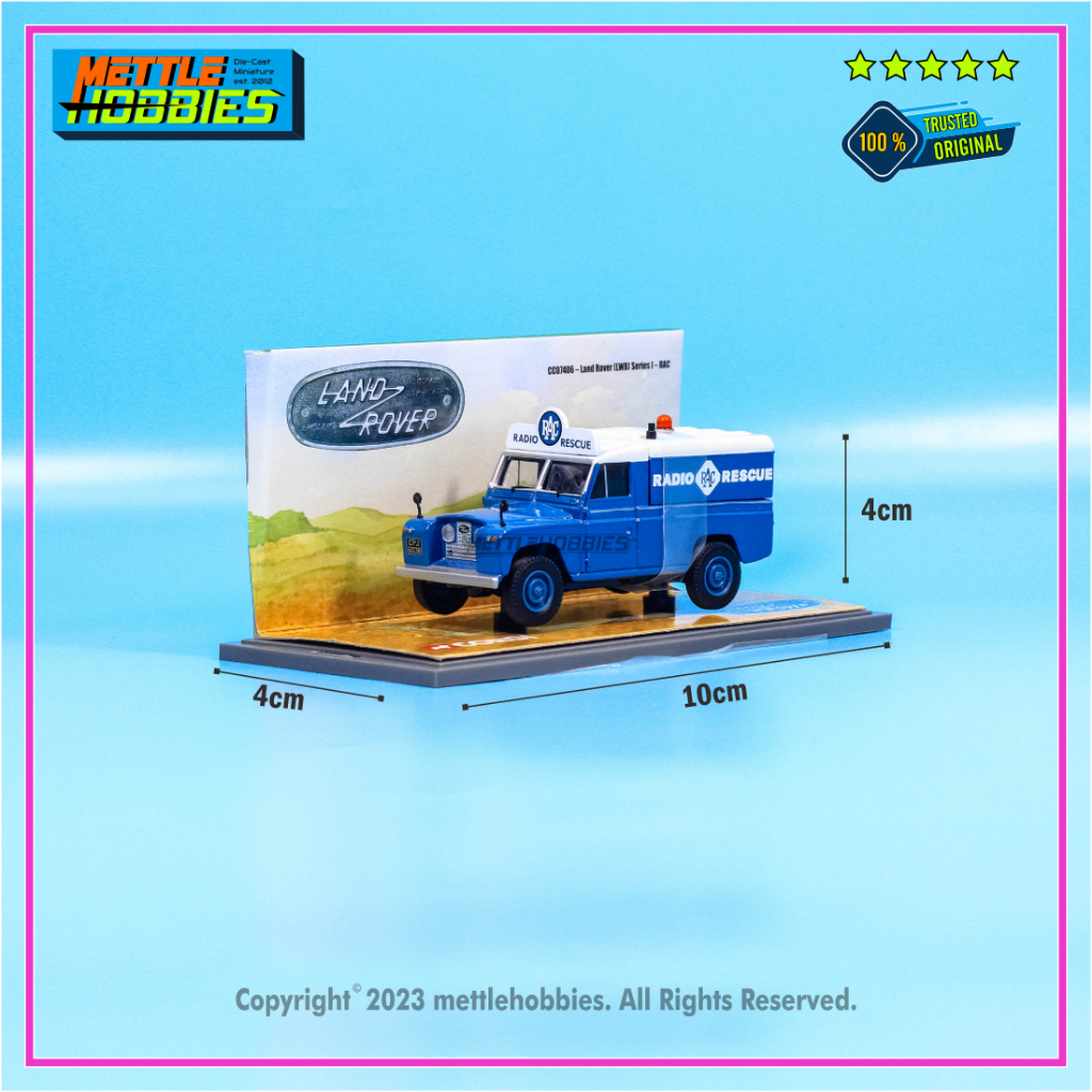 REPLIKA Corgi Land Rover Series 1 LWB RAC Radio Rescue Diecast ...