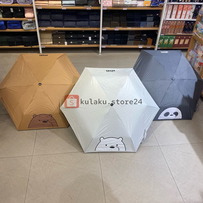 Miniso umbrella We bare bears anti UV / thick premium miniso umbrella ...
