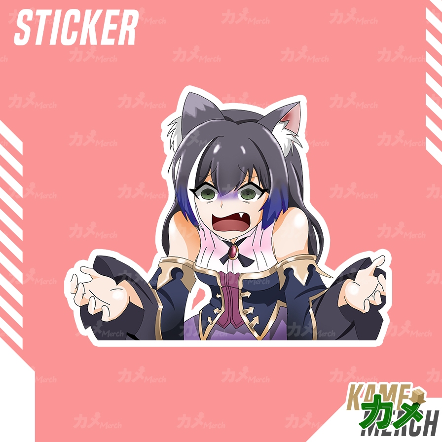[KAMEMERCH] [Anime Sticker Game Princess Connect / Karyl Kyaru Cat Girl ...