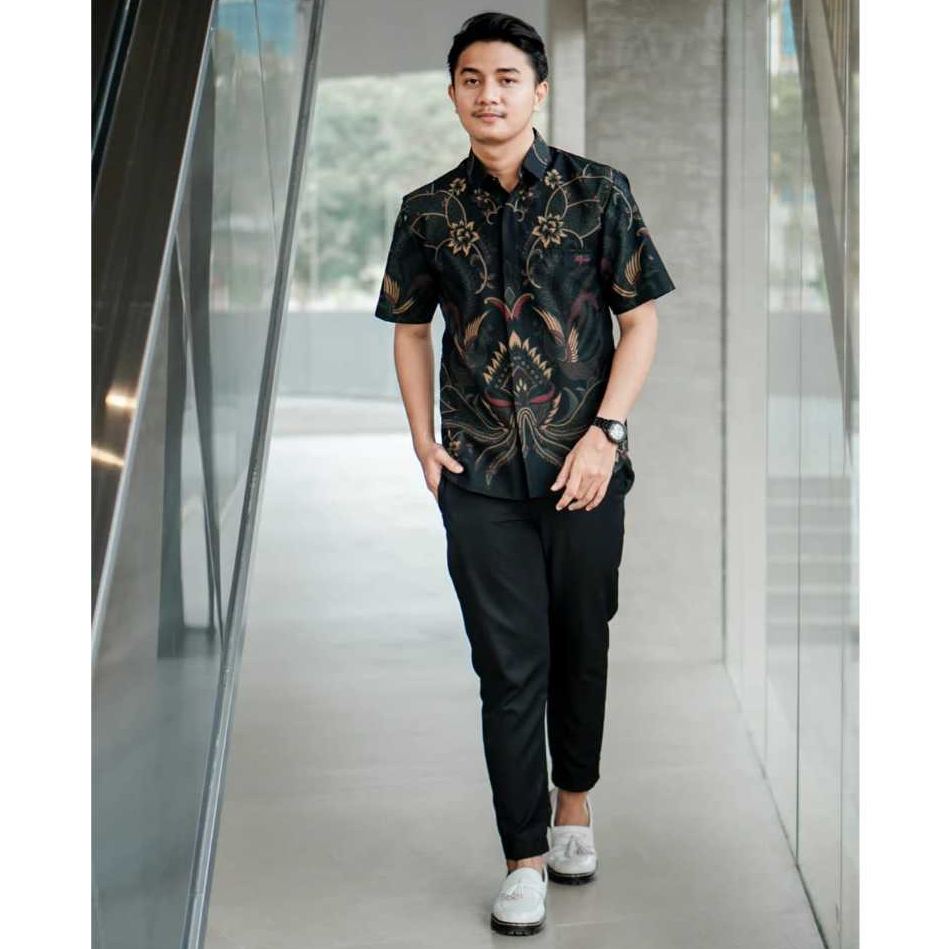 KEMEJA Eternal Men's BATIK Shirt BATIK Short Sleeve Men's BATIK Shirt ...
