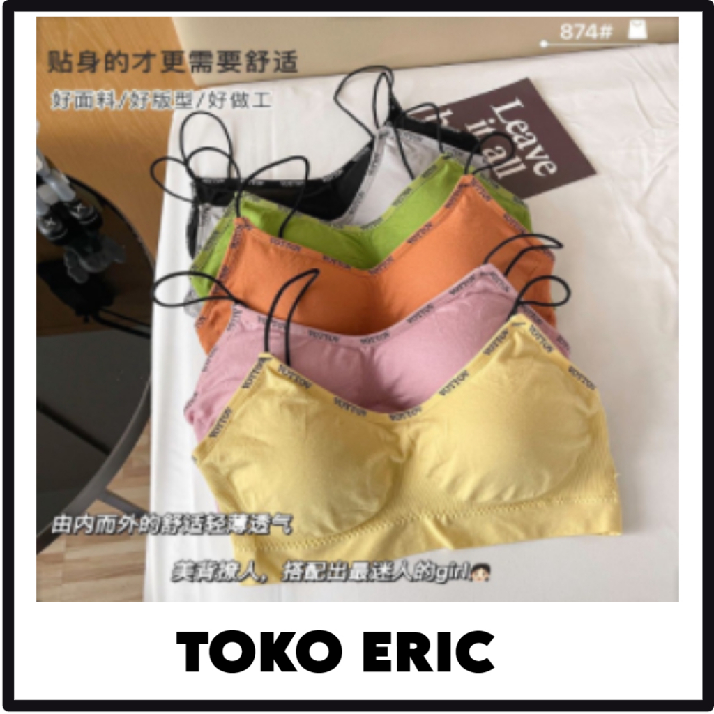 Toko_eric (B-140) Women's Bra One-Piece Model Bralette sport Bra With ...