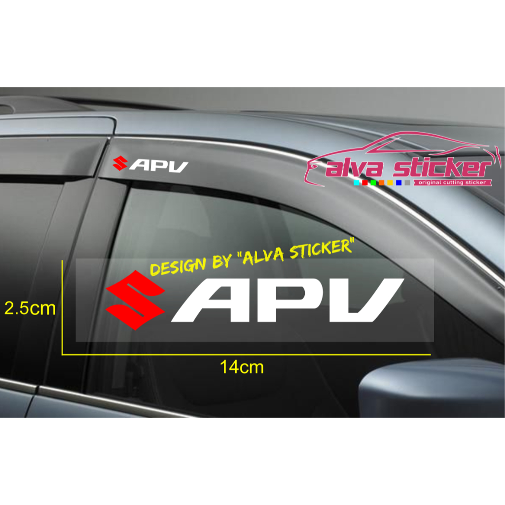 Apv stickers, suzuki apv arena car water gutter stickers, right and ...