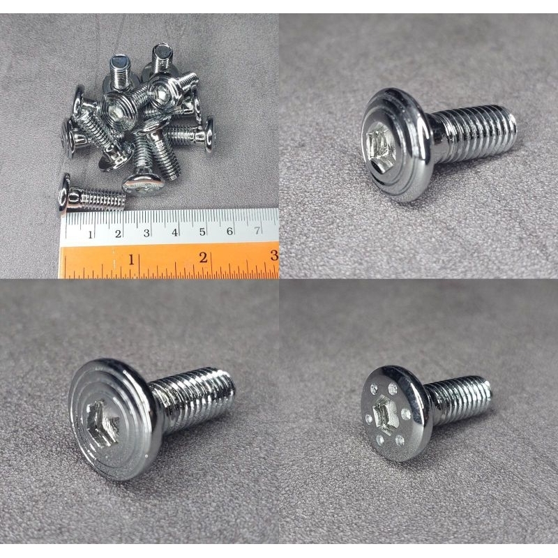 UNIVERSAL IMPORTED FULL CHROME ANTI RUST DISC BOLTS HY CROME KRUM DISC ...