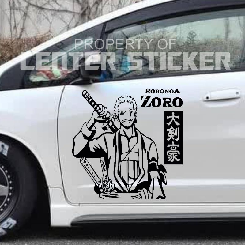 Sticker one piece sticker Roronoa zoro sticker anime zoro sticker one ...