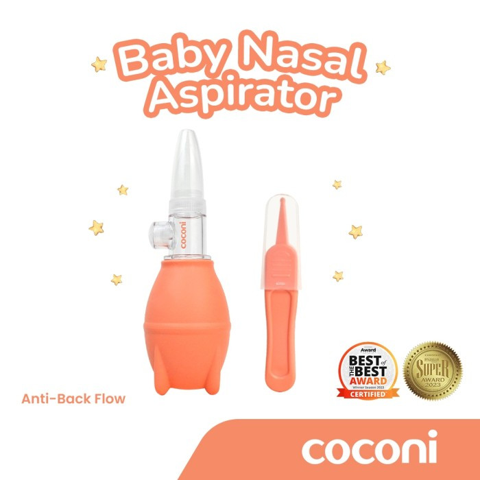 Coconi Baby Nasal Aspirator with Tweezer | Baby Nose Suction Tool ...