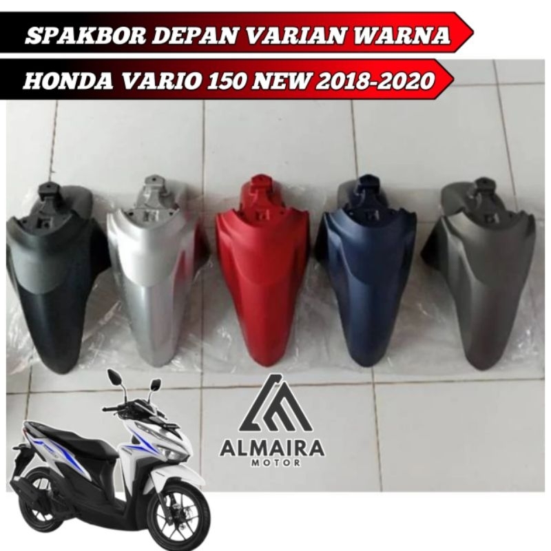 PUTIH MERAH HITAM Honda VARIO 150 NEW 2018-2023 FRONT SPAKBOR COLOR ...