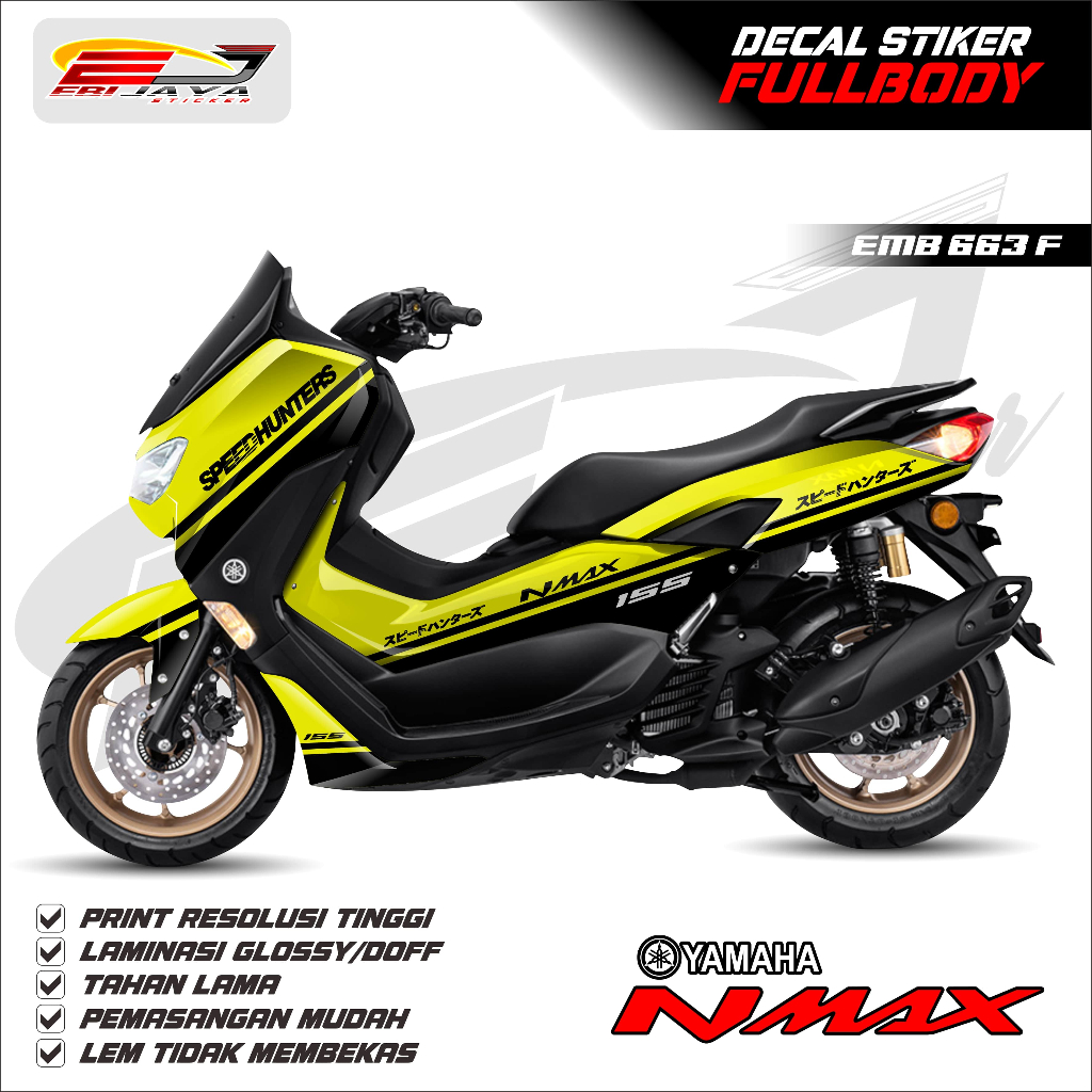 Sticker DECAL ALL NEW NMAX FULL BODY-DECAL FULL BODY NMAX-DECAL ...
