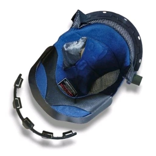 (B) Blue Top Foam Plus Neck INK CX22 Universal All Variant Half Face ...