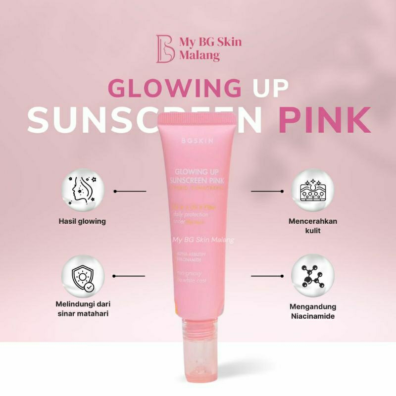 Bgskin Sunscreen Brightening Pink Teen SKIN Protection SPF 30 Protects ...