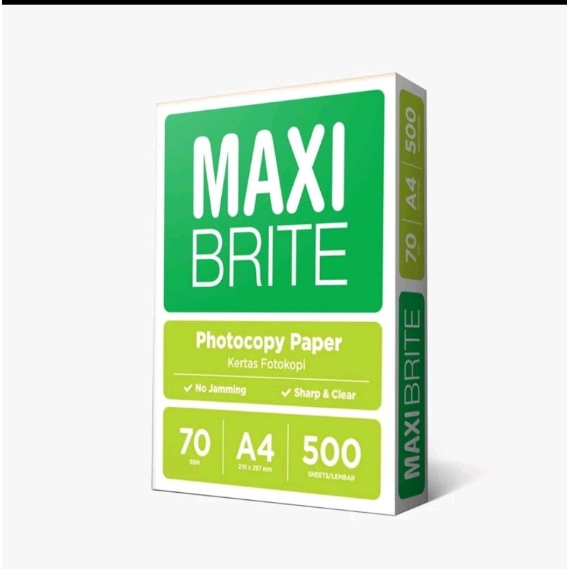 Hvs A4 Maxi brite paper 70gsm/gram brite Maxi paper {1rim=500 Sheets ...