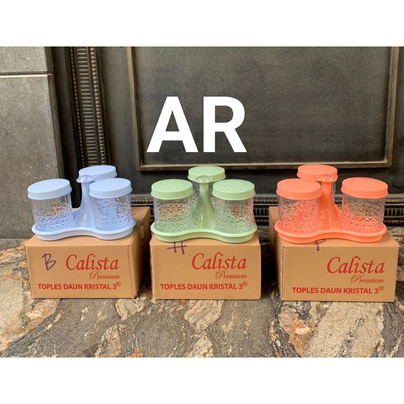 Calista Jar/3-Leaf Plastic Jar (CARGO) | Shopee Malaysia