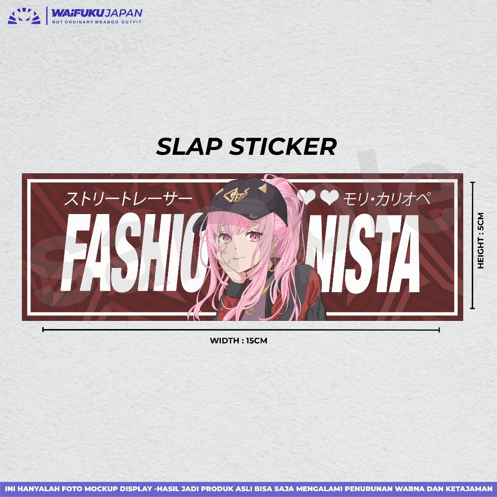 Sticker Slap Anime JDM Hololive EN - Mori Calliope | Shopee Malaysia