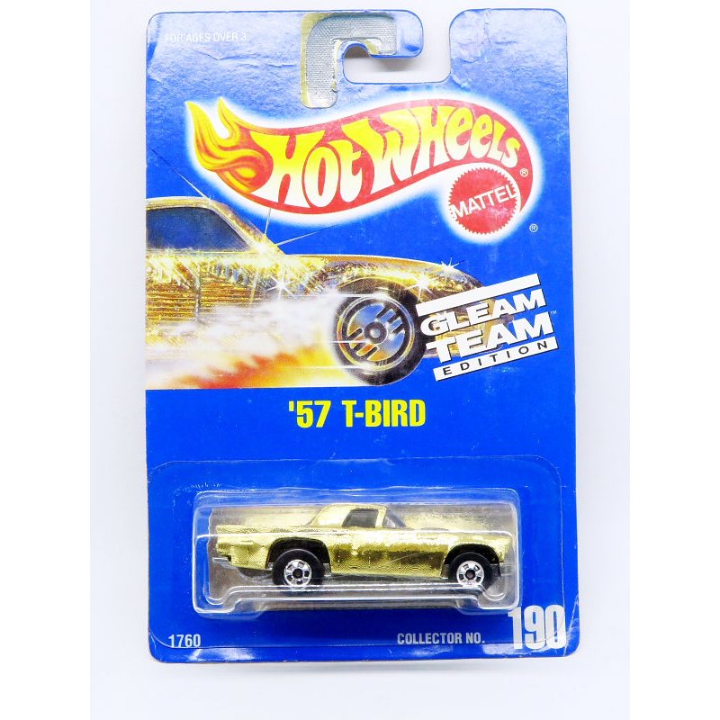Hot Wheels '57 T-Bird - Gleam Team gold | Shopee Malaysia