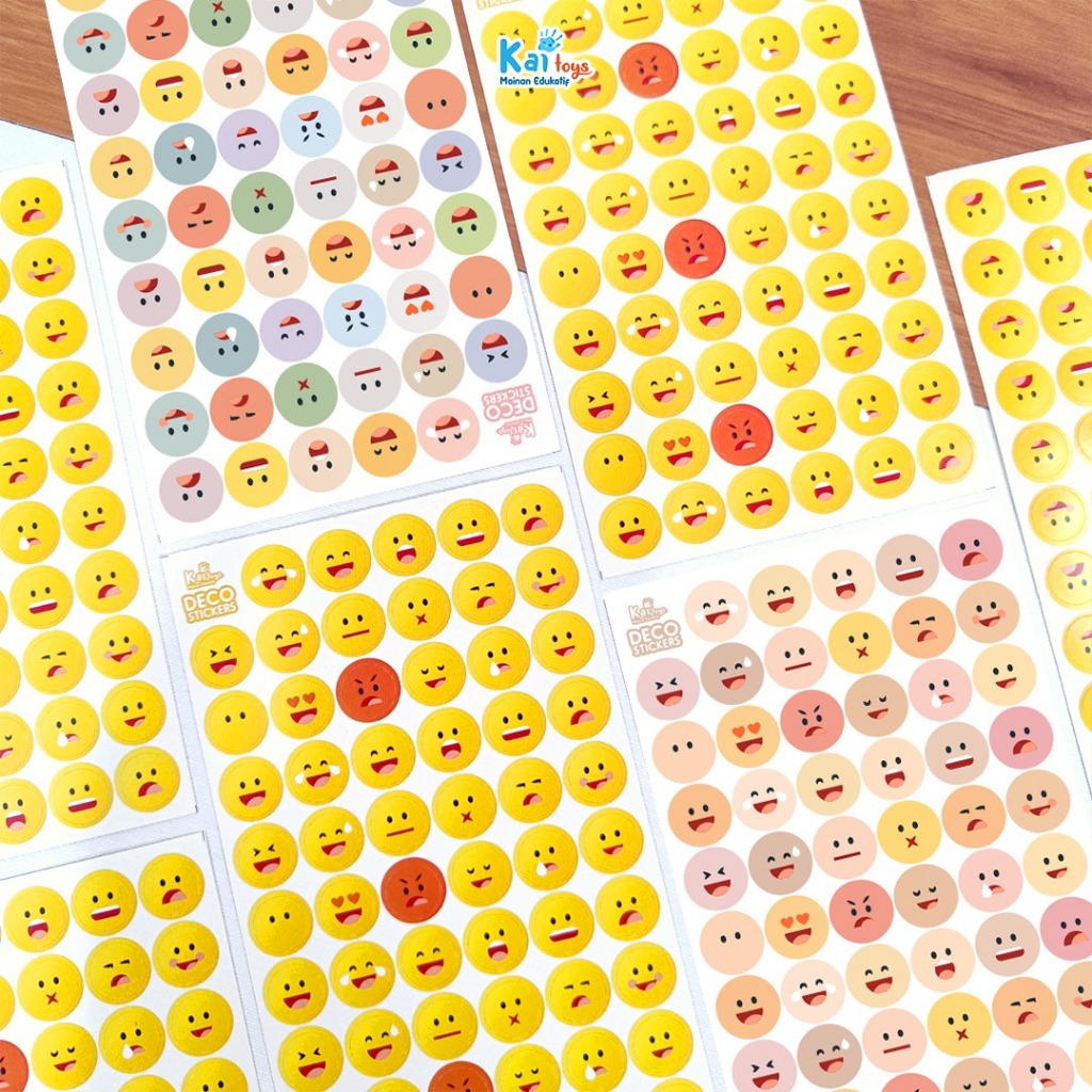 Emoji Sticker / Reward Sticker Emoticon Yellow Smile Smiley Sad Face ...