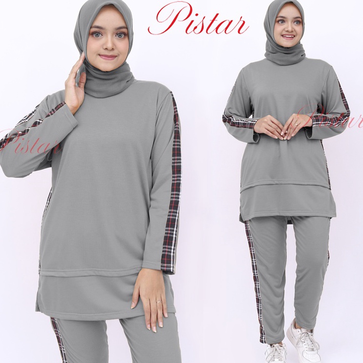 Latest Sportswear 1 Set Muslimah Women Gymnastics Suits Tunic With ...