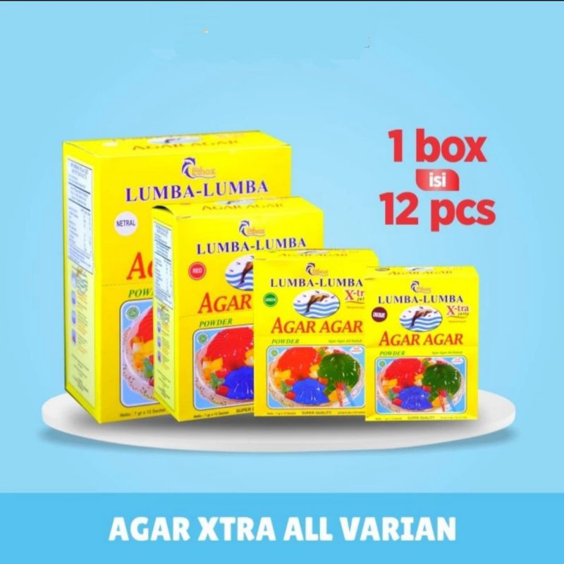 Ethoz LUMBA-LUMBA Xtra Agar Jelly Powder 1 Box (12 Pcs) | Shopee Malaysia
