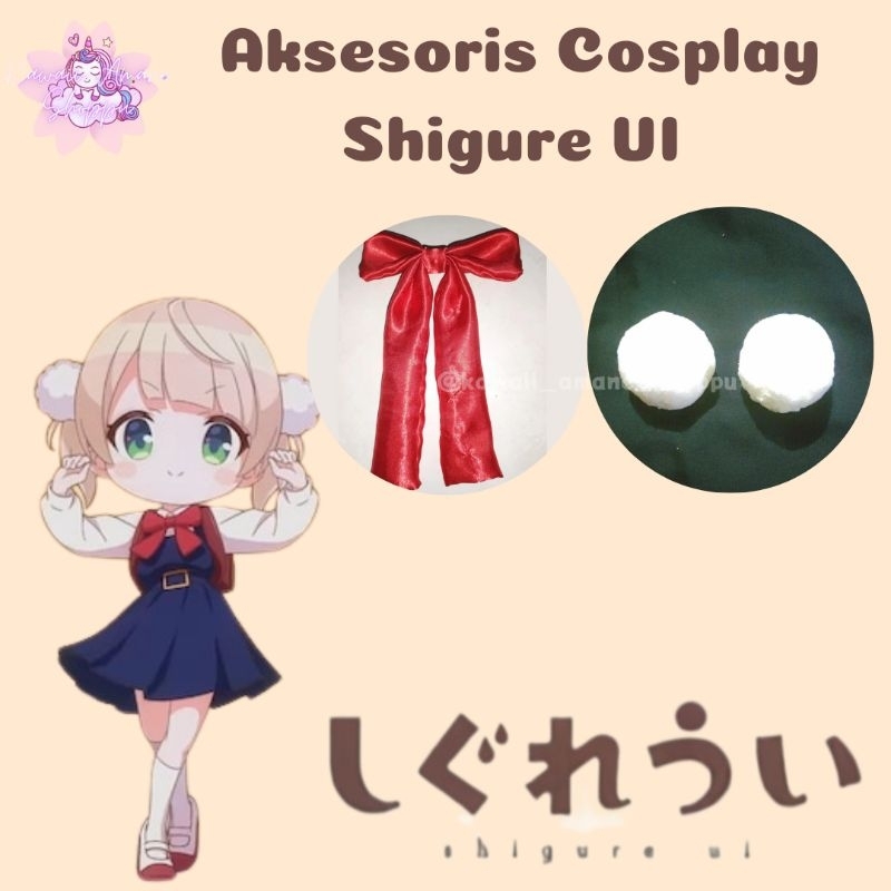 Shigure ui ui anime Cosplay Hair Tie Shigure ui vtuber | Shopee Malaysia