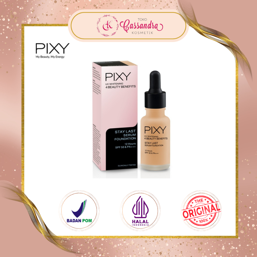 Pixy UV WHITENING STAY LAST SERUM FOUNDATION | Shopee Malaysia