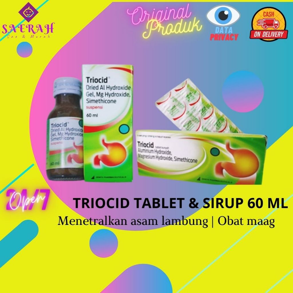 Alesha Triocid Syrup 60 ml | Triocid 10 tablets | Magic MEDICINE ...