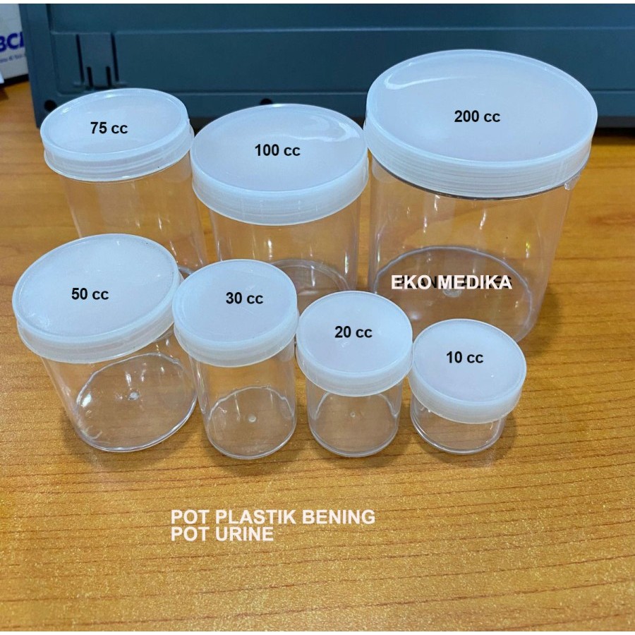 Urine Pot 30 cc / Cup Slime / Plastic / Phlegm Ointment Pot 30 ml 30cc ...