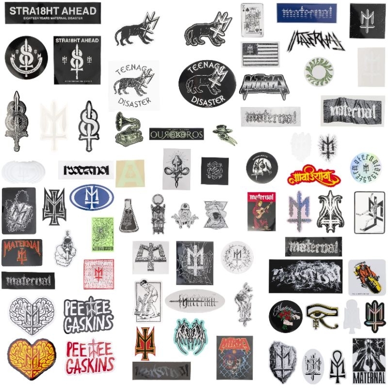 Original maternal disaster mirror sticker/maternal sticker pack ...