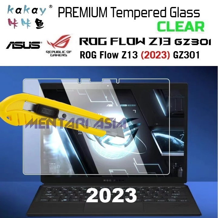 Tempered Glass ASUS ROG FLOW Z13 GZ301 2023 - KAKAY Premium CLEAR | Shopee Malaysia