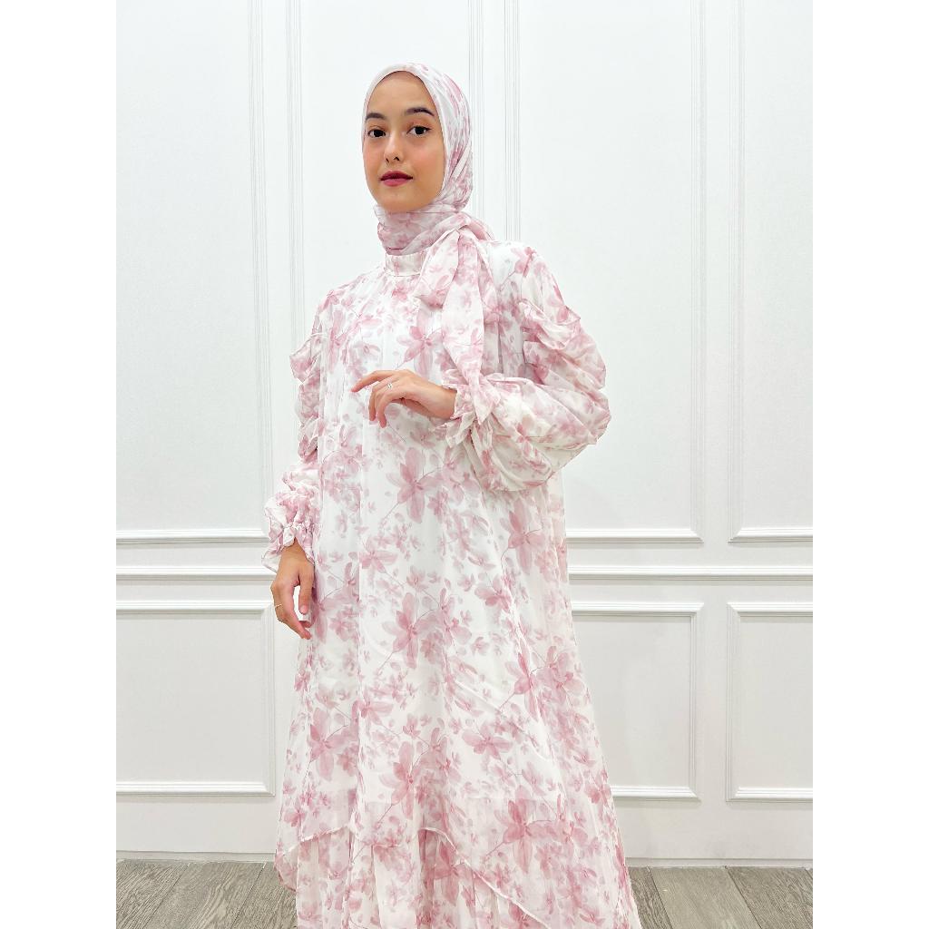 Alleta Dress | Modern Robe | Eid Robe (Include Hijab) | Shopee Malaysia