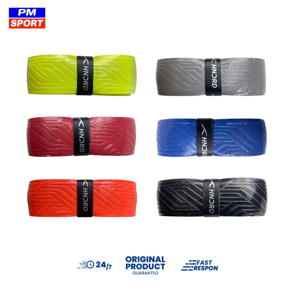 Original HUNDRED GTR 18 THICK BADMINTON RACKET RUBBER GRIP | Shopee ...