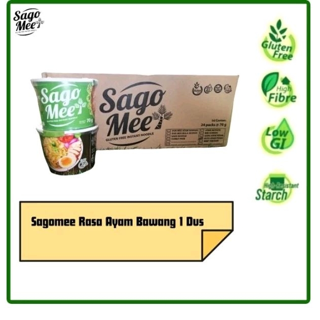 Sago MEE 1 DUS EXCITING 24 CUPS (MIX/CAN CHOOSE FLAVOR) SATEN INSTANT ...