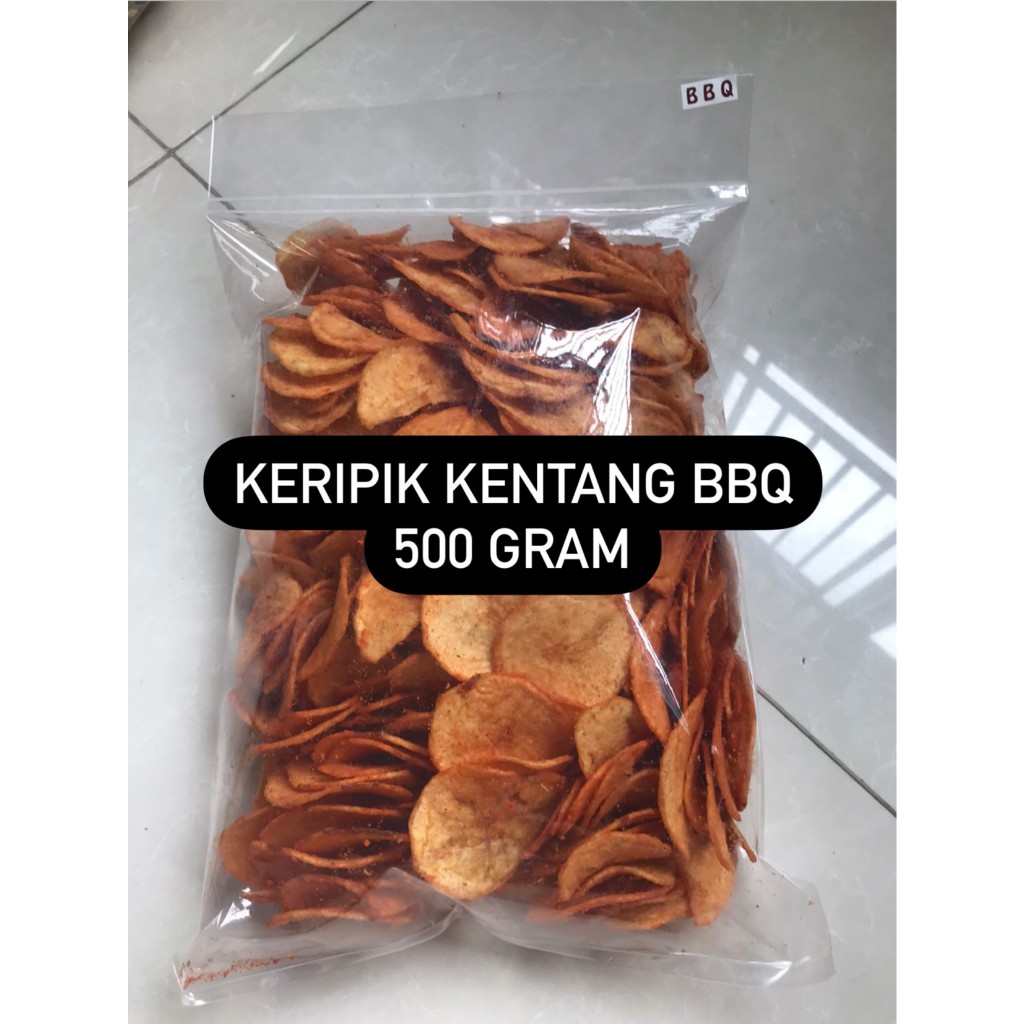 Bbq POTATO CHIPS 500 GRAM POTATO CHIPS LAYS CHITATO SNACKY MEDAN DRY ...