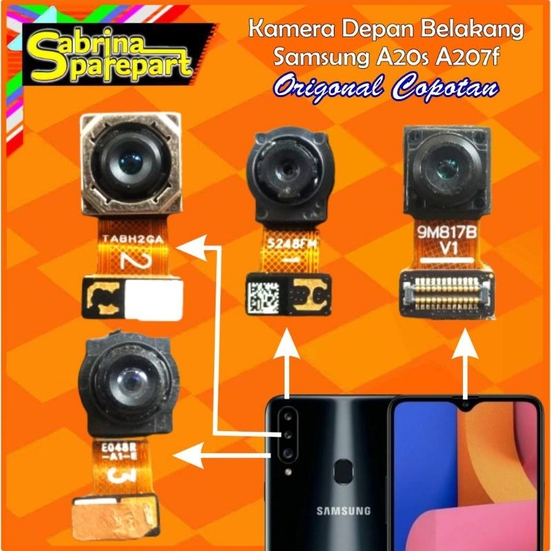 Samsung A20S A207F Front Rear Camera Original Copotan | Shopee Malaysia
