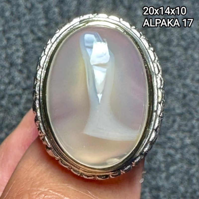Natural Agate Ring Grape Baturaja Foot Motif (Original Natural ...