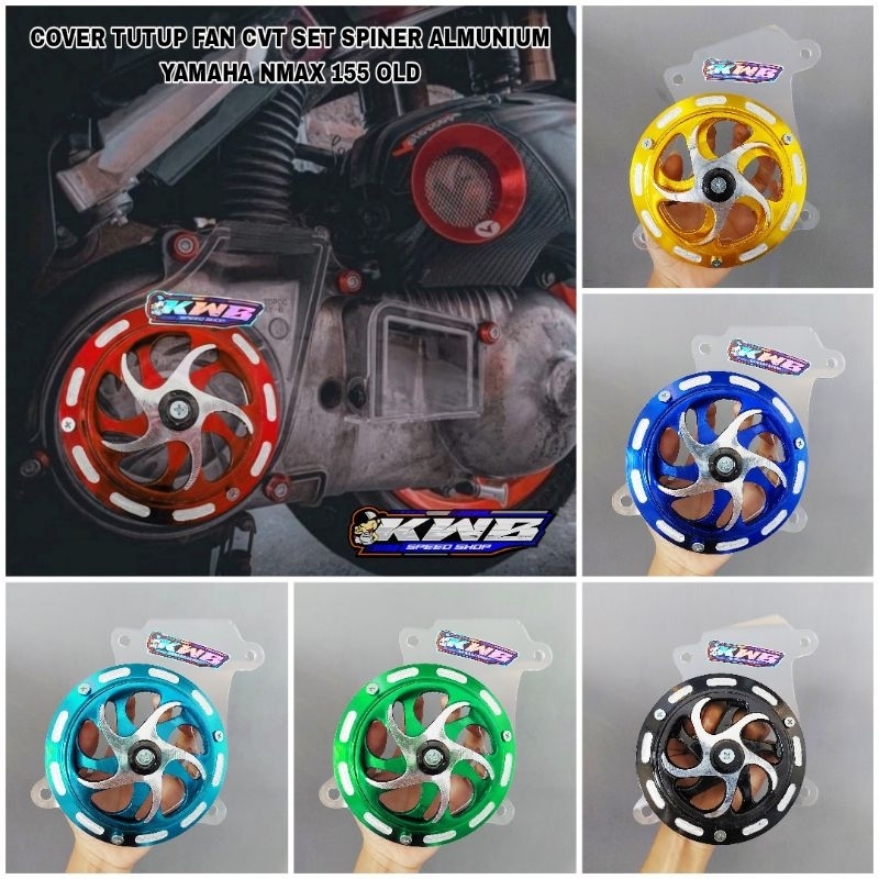 Cvt fan Cover, old yamaha nmax rotating spinner set, cvt mica acrylic ...