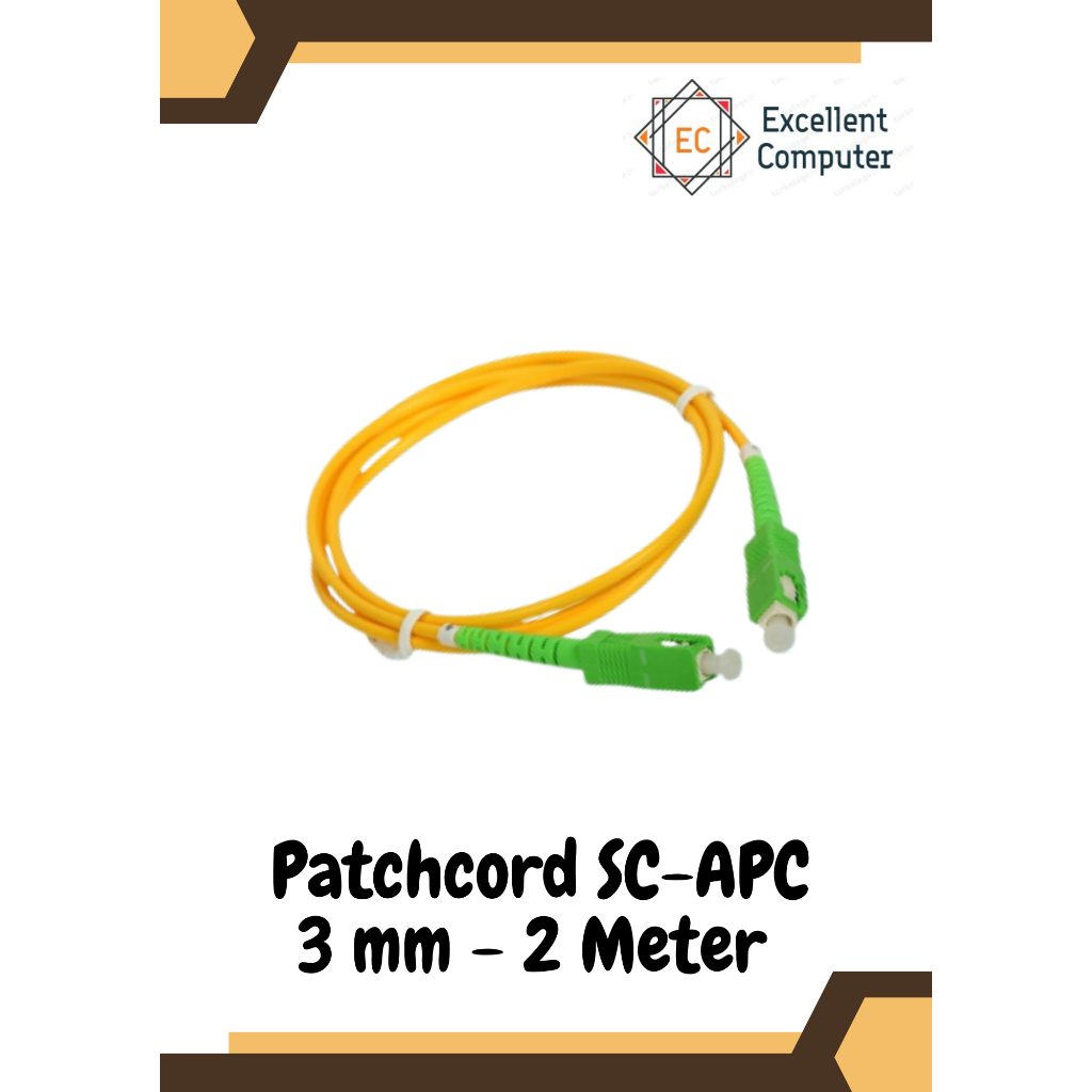 Patchcore SC-APC 3mm [Length 2 Meters - No Brand - Modem Drawn ...