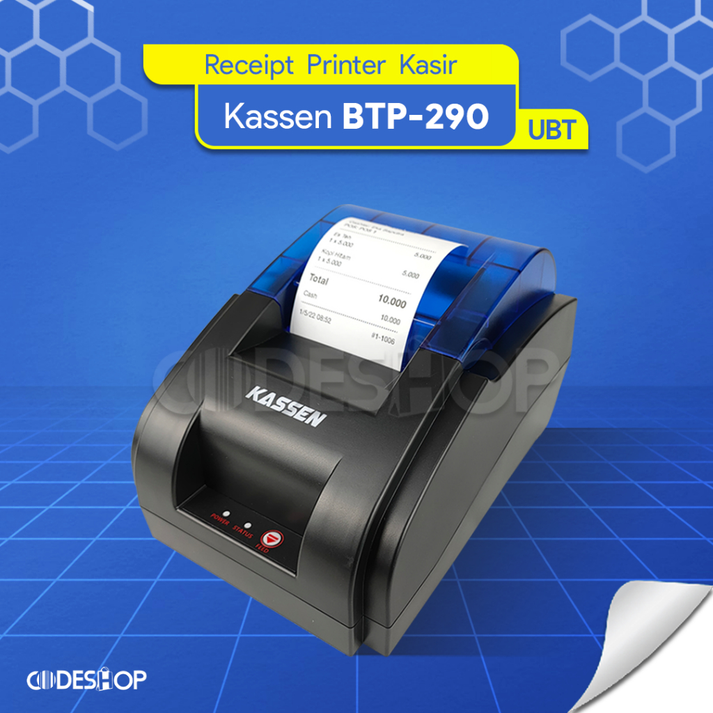Casssion BT-P290 | Mini PRINTER SMART CASHIER USB BLUETOOTH THERMAL ...