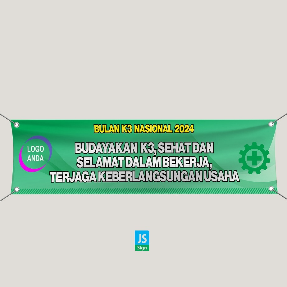 K3 SAFETY BANNER BANNER National K3 Moon Theme 2024 | Shopee Malaysia