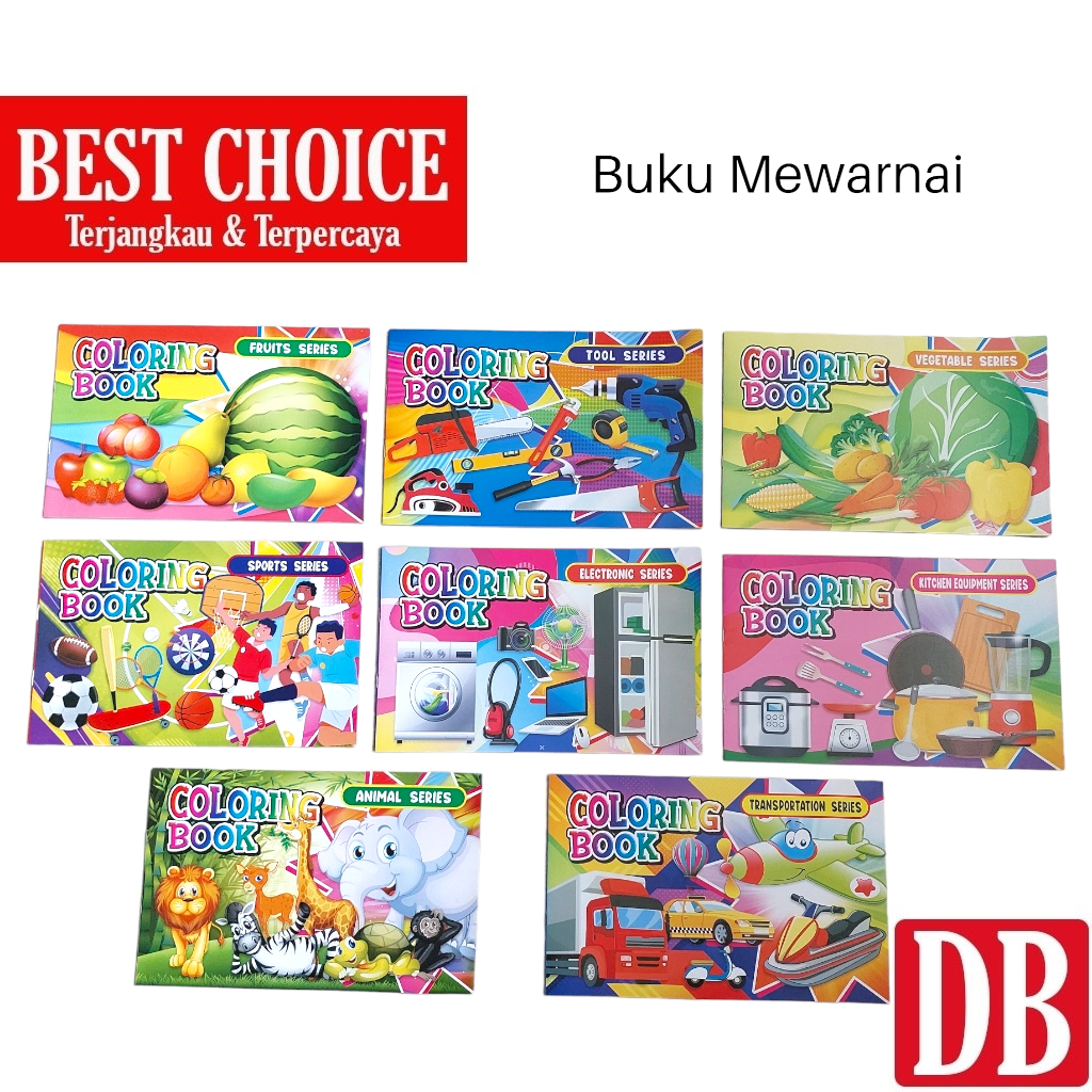 Coloring Book (1 pcs) | Shopee Malaysia