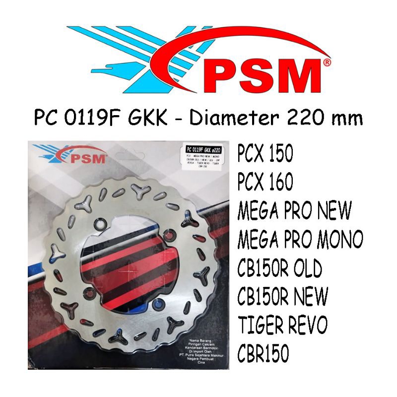 Disc PSM PCX 150 - PCX 160/Vario 160/ADV 160 (Rear) | Shopee Malaysia