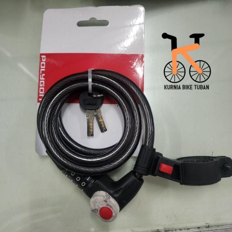 POLYGON Spiral Padlock Numbers and Keys | Shopee Malaysia