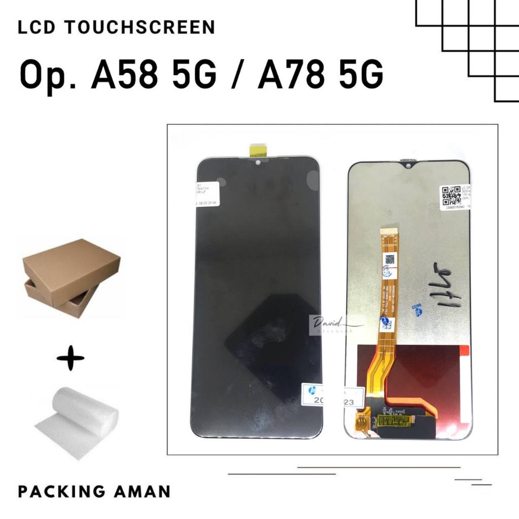 Lcd TOUCHSCREEN OPPO A58 5G/A78 5G CPH2483 CPH2495 FULLSET | Shopee ...