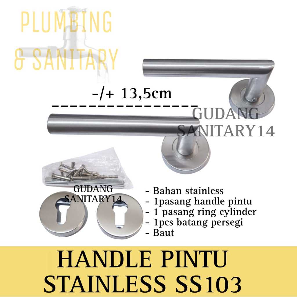 Sus304 stainless Door Handle House Door Handle | Shopee Malaysia