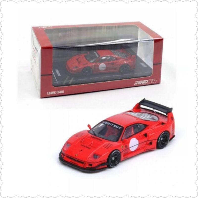 Inno 64 FERRARI F40 LBWK LIBERTY WALK 2023 RED INNO64 | Shopee Malaysia