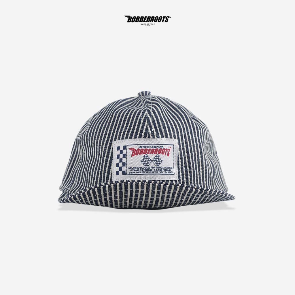 Bobberroots - BILL UP Hickory denim Cap / Hat / Prisoner Cap | Shopee ...
